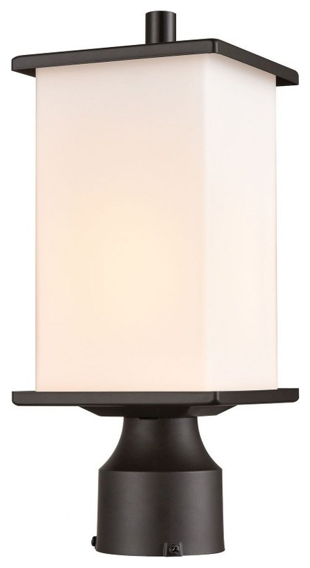 Rectangular One Light Outdoor Post Lantern - Modern Farmhouse Post ...