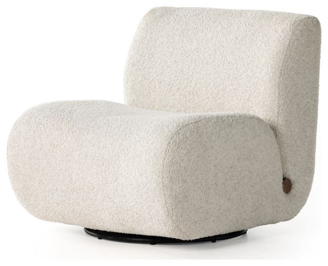 Siedell Swivel Chair, Sheldon Ivory - Contemporary - Armchairs And ...