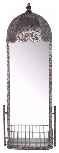 Tomb Shaped Danby Metal Wall Mirror - Traditional - Wall Mirrors - by ...