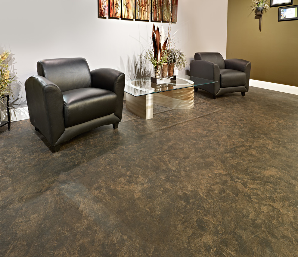 Acrylic Modified Cement Overlay - Modern - Edmonton | Houzz