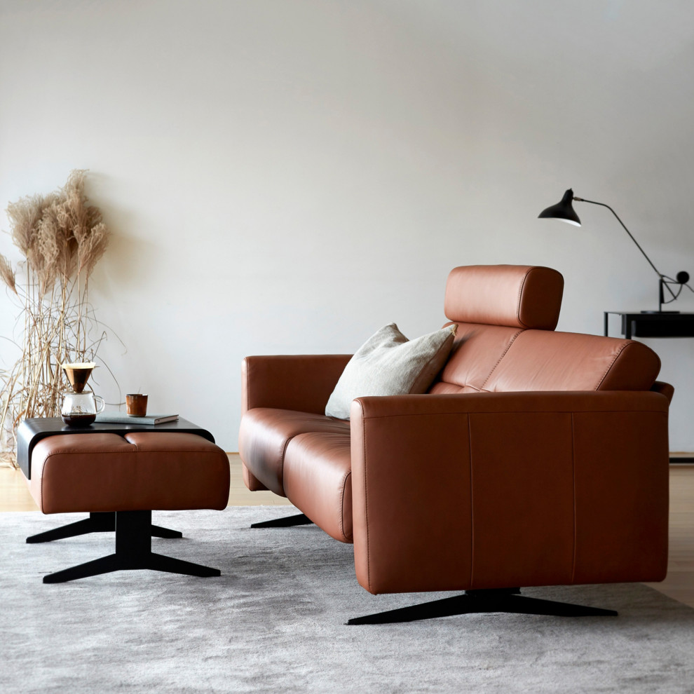 Stressless® Stella shown in Paloma Copper - Modern - Living Room - New ...