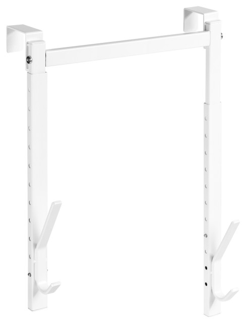 Adjustable over the Door Hook, Set of 2 - Transitional - Wall Hooks ...