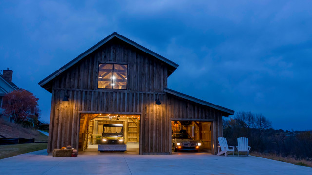 The Armstrong - JRE0220 - Rustic - Garage - by Legacy Post & Beam ...