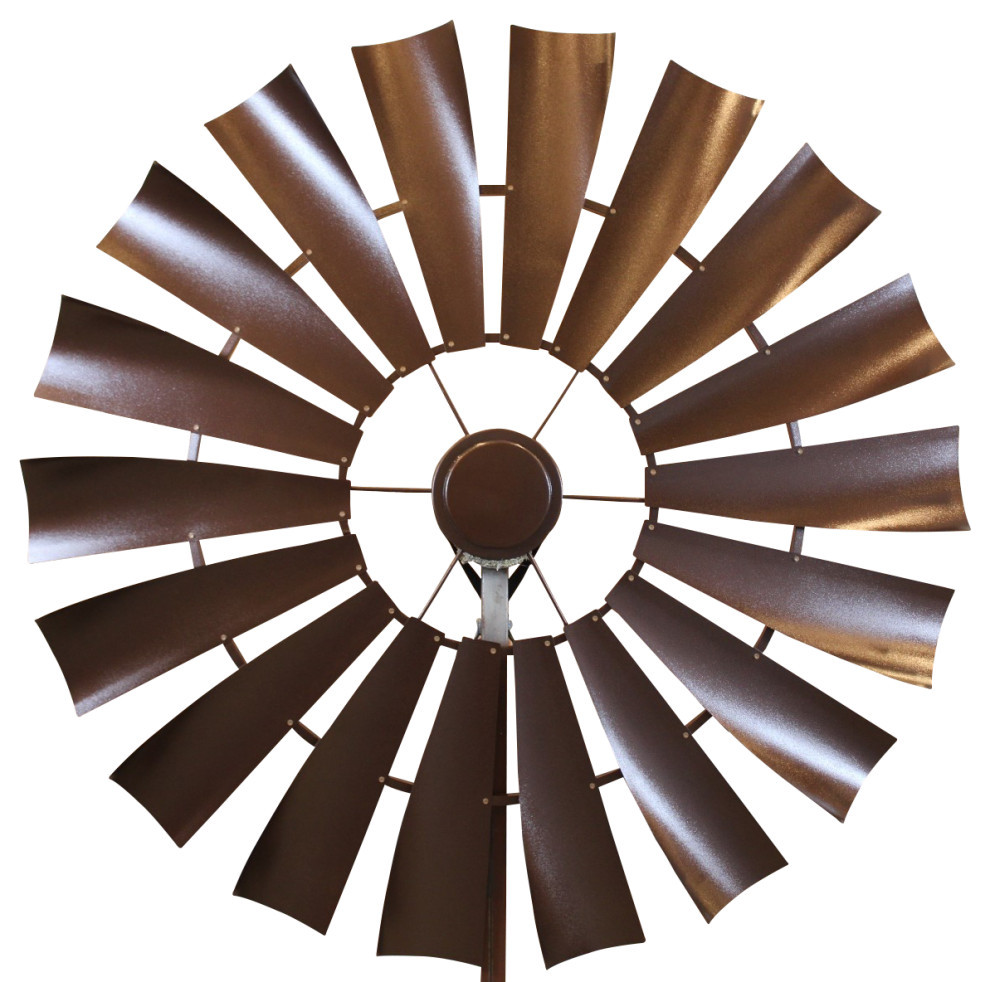 Copper Vein Windmill Ceiling Fan, The American Fan, 60" - Farmhouse ...
