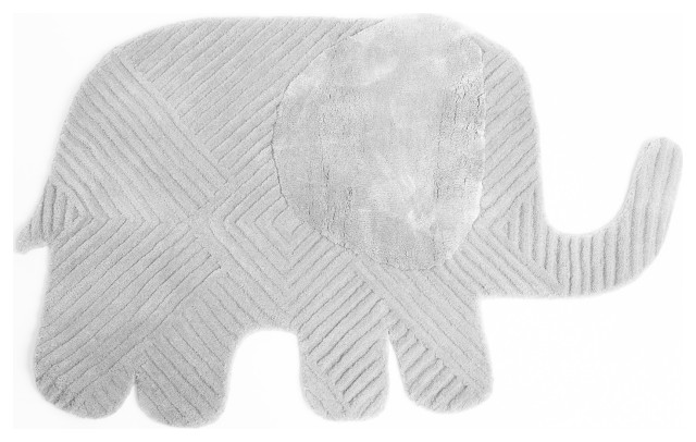 Elephant Kids Rug - Contemporary - Kids Rugs - by Nico and Yeye | Houzz