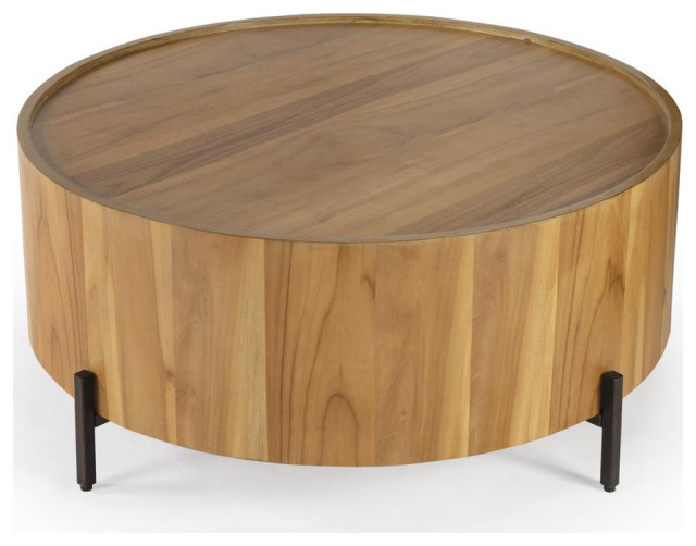 Butler-Tori Round Coffee Table - Contemporary - Coffee Tables - by ...