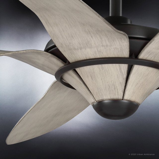 Luxury Urban Loft Ceiling Fan, Olde Bronze - Farmhouse - Ceiling Fans ...