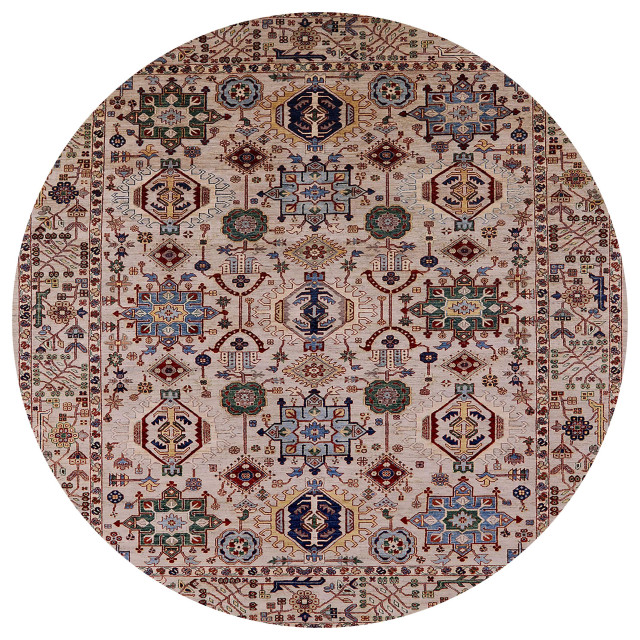 Ahgly Company Indoor Rectangle Mid-Century Modern Area Rugs, 5' x 7', 6 ...