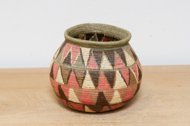 Colorful Finely Woven Tribal Embera Basket - Southwestern - Baskets ...