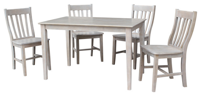 30X48 Dining Table With 4 Cafe Chairs - Farmhouse - Dining Sets - by ...