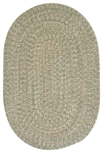 Tremont Tweed Indoor Rug Rustic Farmhouse Braided Wool TE09, 8'x10 ...