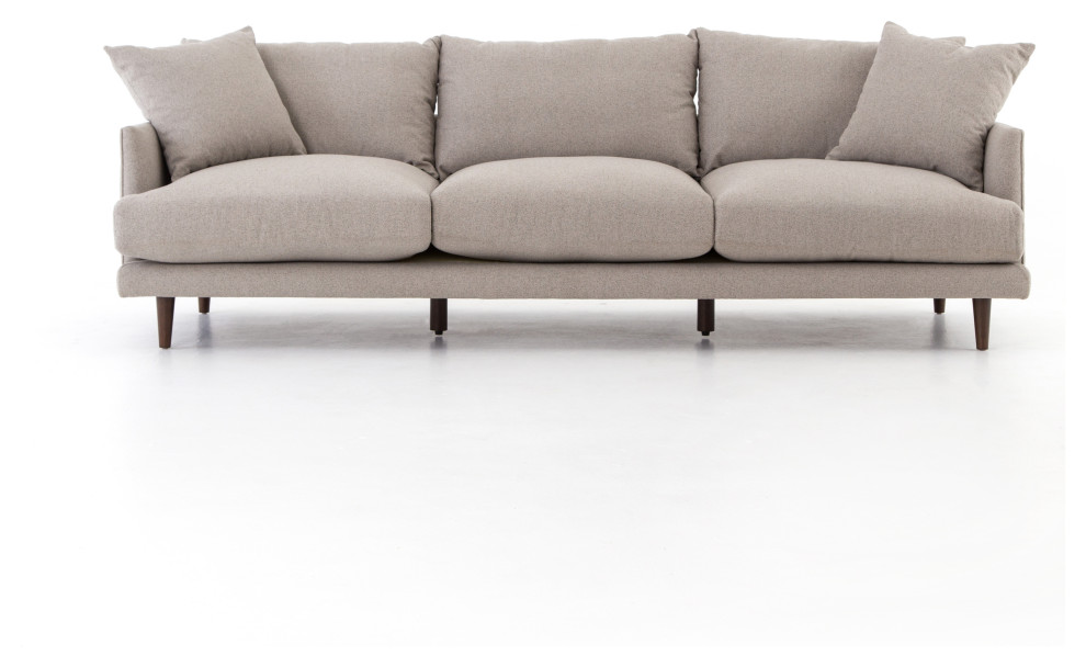 Baltenis Sofa 98" Fedora Pewter - Midcentury - Sofas - by Rustic Home ...