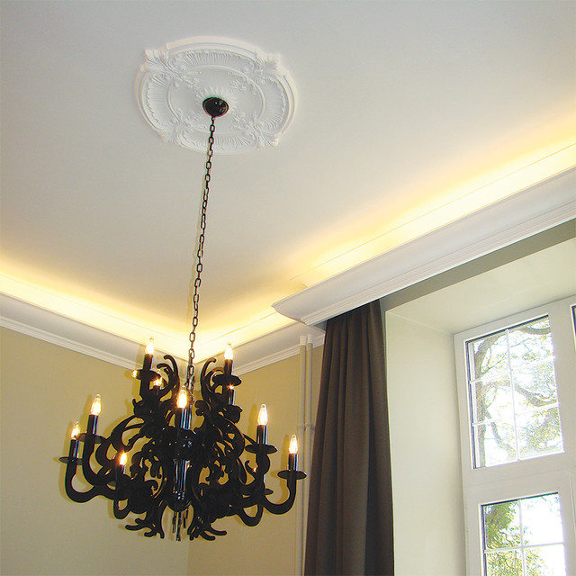 Orac Decor Decorative Polyurethane Ceiling Medallion, Diameter: 27-1/2 ...