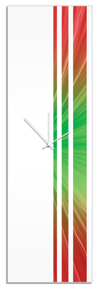 Large Modern Clock 'Bloom Triple Stripe Clock' - Acrylic Wall Decor ...