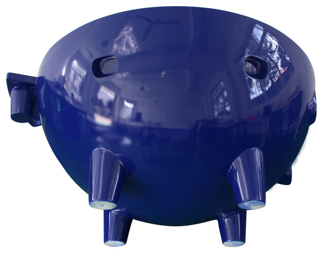 ALFI Dark Blue FireHotTub The Round Fire Burning Portable Outdoor Hot ...