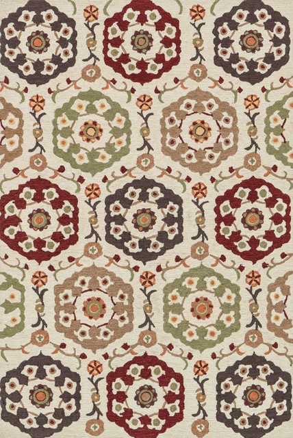 Loloi Francesca Fc-16 Beige / Multi Hooked Area Rugs, 2'-3" x 3'-9 ...
