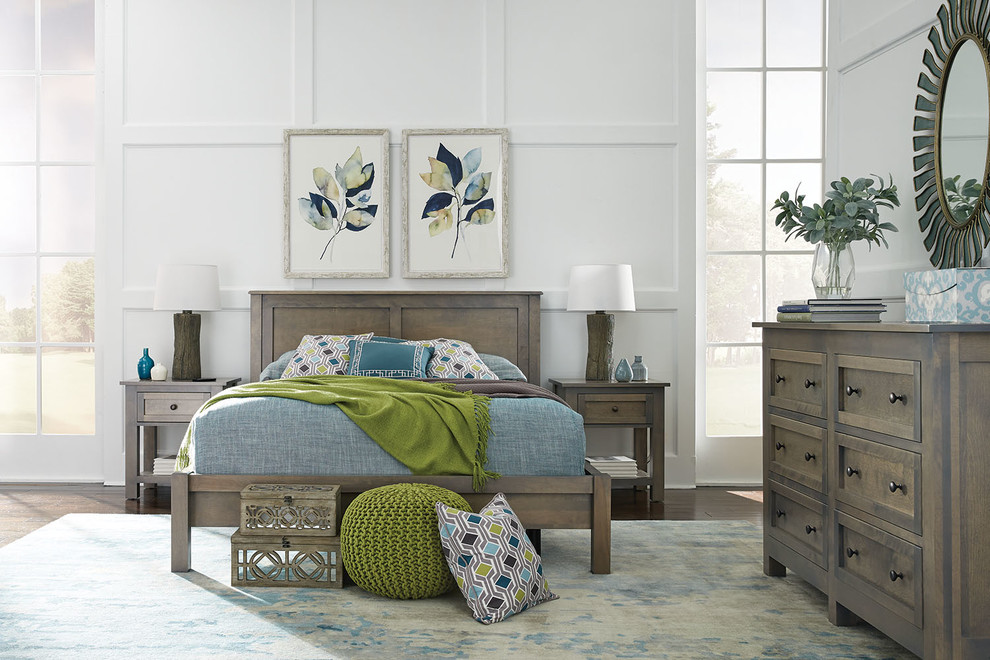 Stanton Queen Platform Bed - Transitional - Boston - by User | Houzz