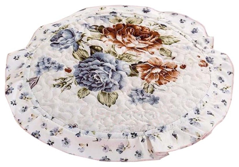 Fashion Chair Round Cushions Beautiful Stool Cushions, Random Pattern-A ...
