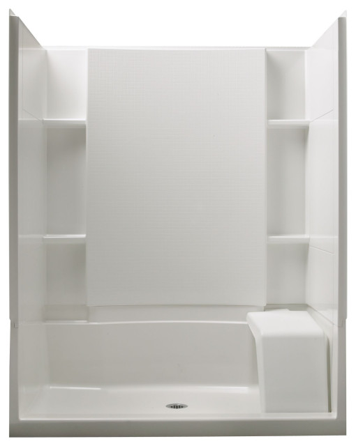 Sterling 72290100 Accord 60" x 36" x 76" Vikrell Shower - Shower Stalls ...