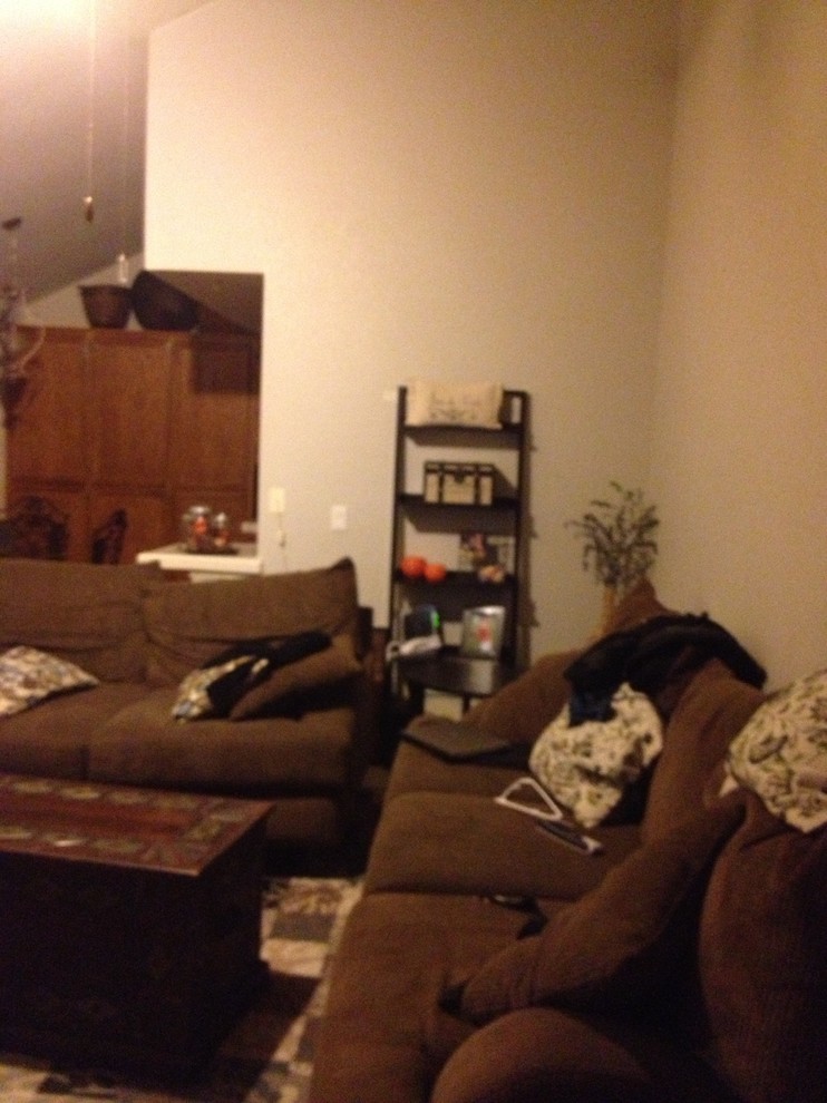 Horrible living room layout don't know how to place furniture