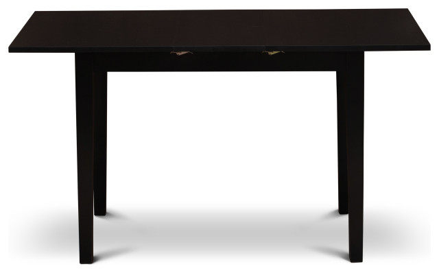 3-Pc Dining Table Set 2 Dining Chairs, Butterfly Leaf Dinette Table ...