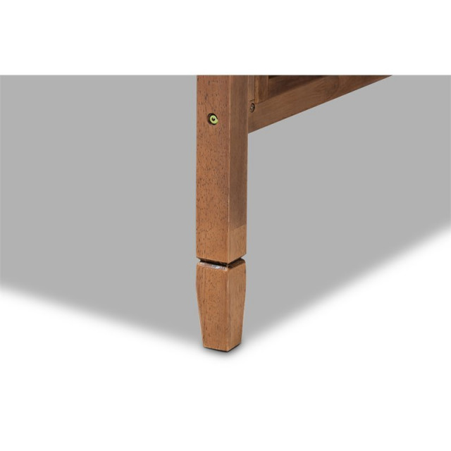 Bowery Hill Traditional Wood Daybed with Woven Detailing in Brown ...