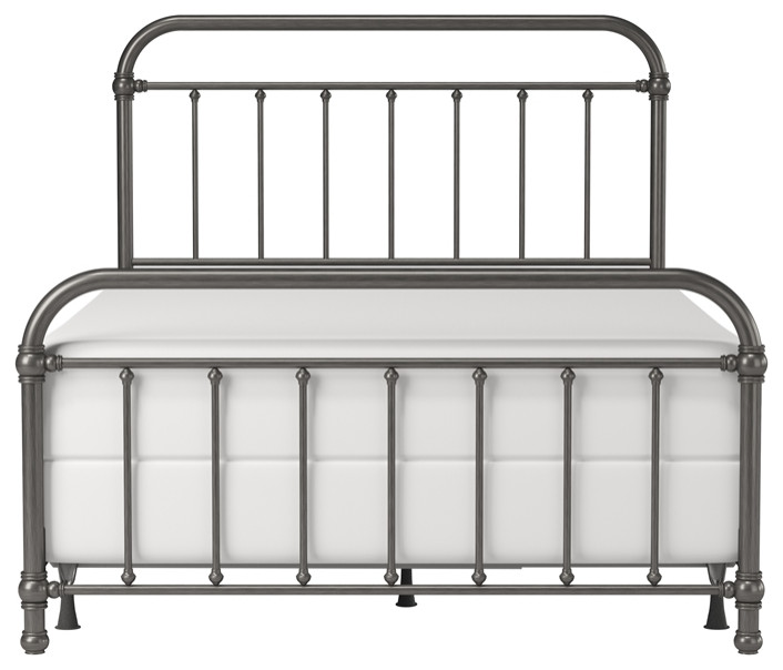 Hillsdale Furniture Kirkland Metal Full Bed Aged Pewter Finish ...