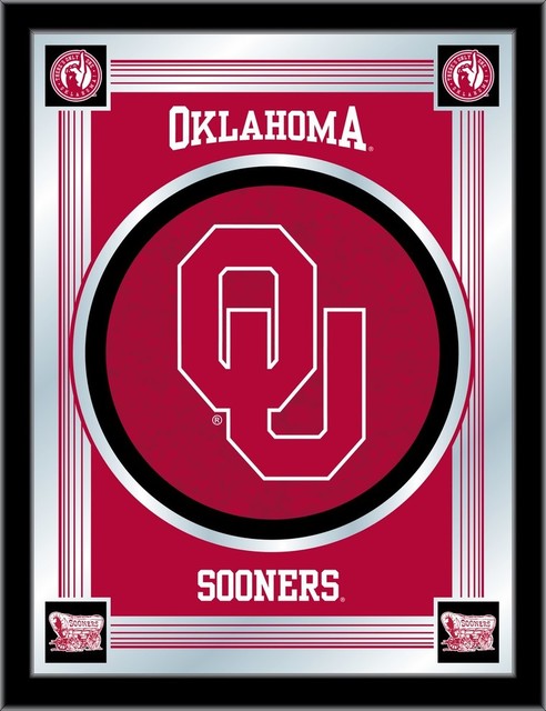 Oklahoma Logo Mirror - Contemporary - Wall Accents - by GwG Outlet | Houzz