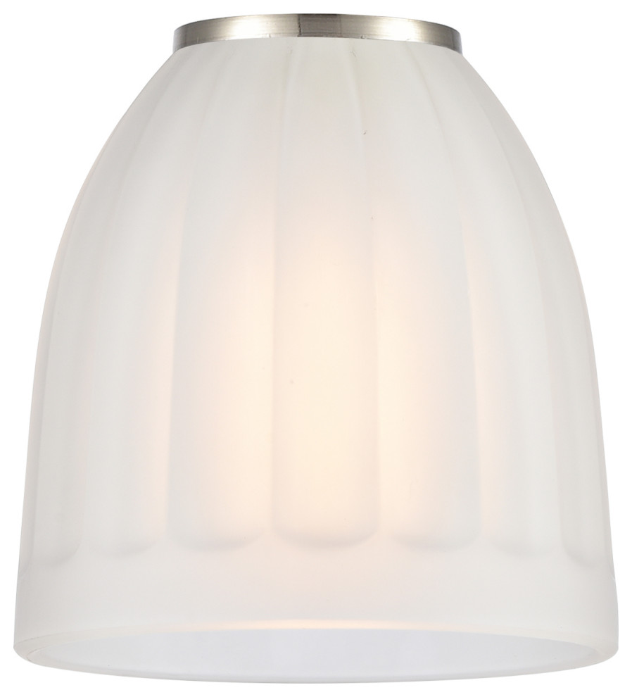 Brookfield Glass, White - Transitional - Lighting Globes And Shades ...