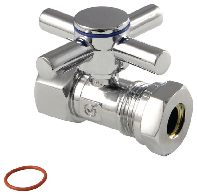 Kingston Brass CC4415.DX Concord Straight Stop Valve - NPT Slip ...