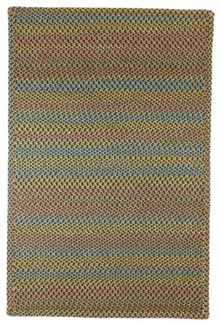 Sanford Rustic Braided Rug, 4'x6' Rectangle - Contemporary - Outdoor ...