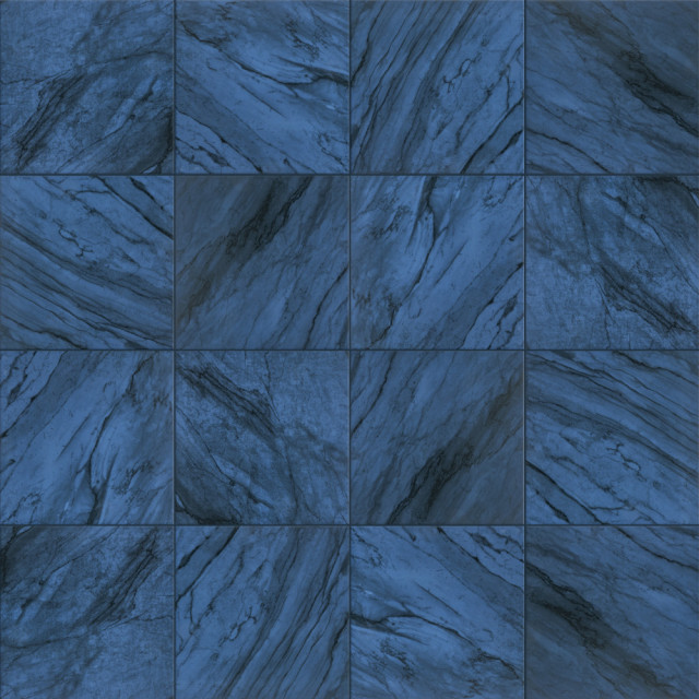 Renaissance Indigo Porcelain Floor and Wall Tile - Contemporary - Wall ...