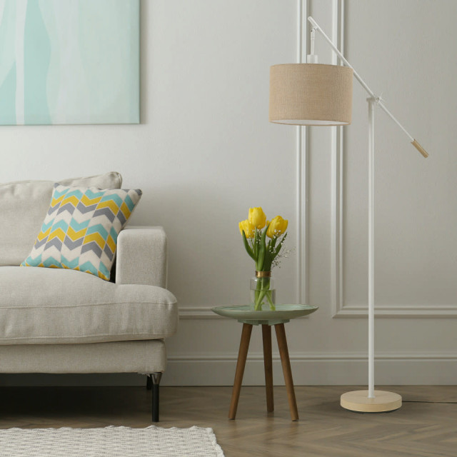 Globe Electric 91002762 Serena 66" Tall Boom Arm Floor Lamp ...