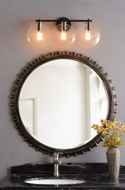 Finlay 3 Light Vanity, 9.69" H x 23.5" L x 7.44" W - Contemporary ...