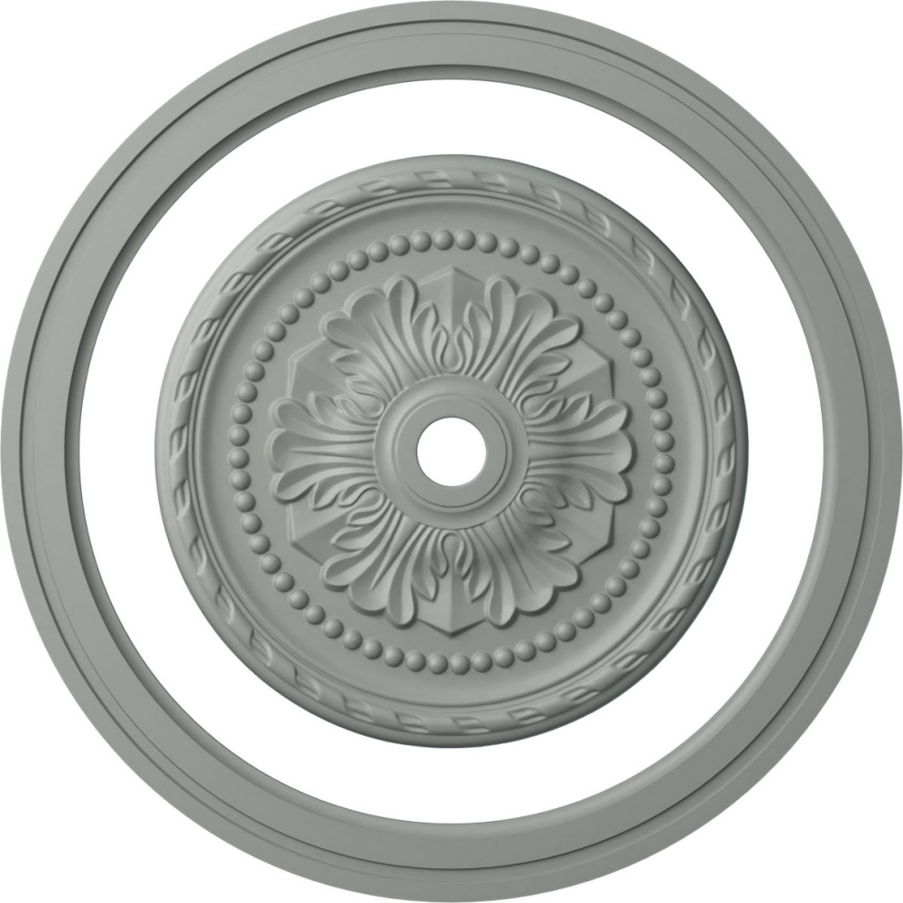 47 1/2"OD Ceiling Ring with 31 1/2"OD Ceiling Medallion Palmetto Kit ...