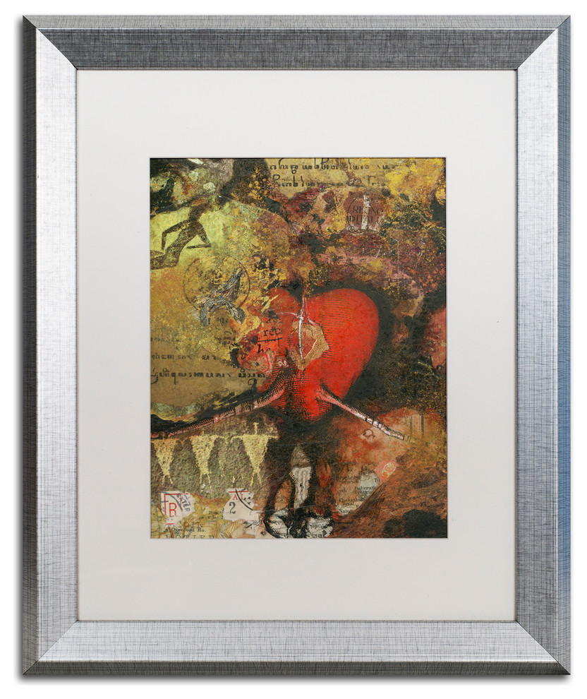 Nick Bantock 'Heart' Matted Framed Art, 20x16 - Contemporary - Prints ...