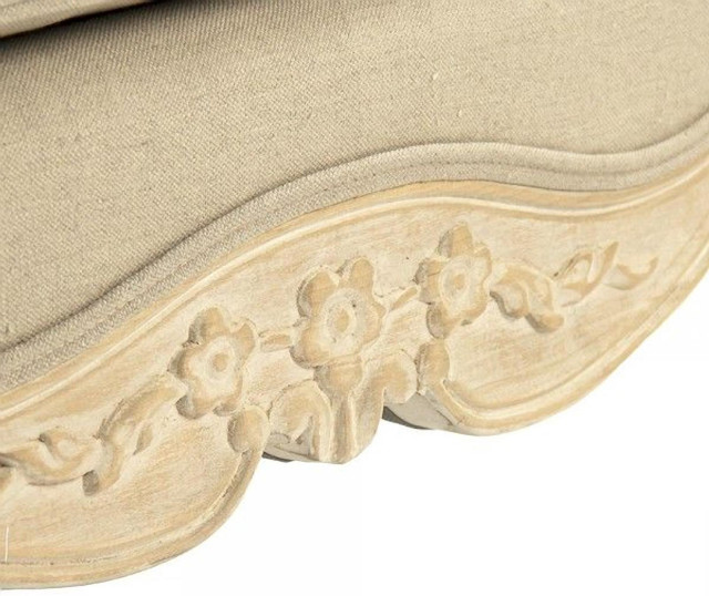 Colbey Collection Traditional Cream Lounge Chair - Traditional - Indoor ...