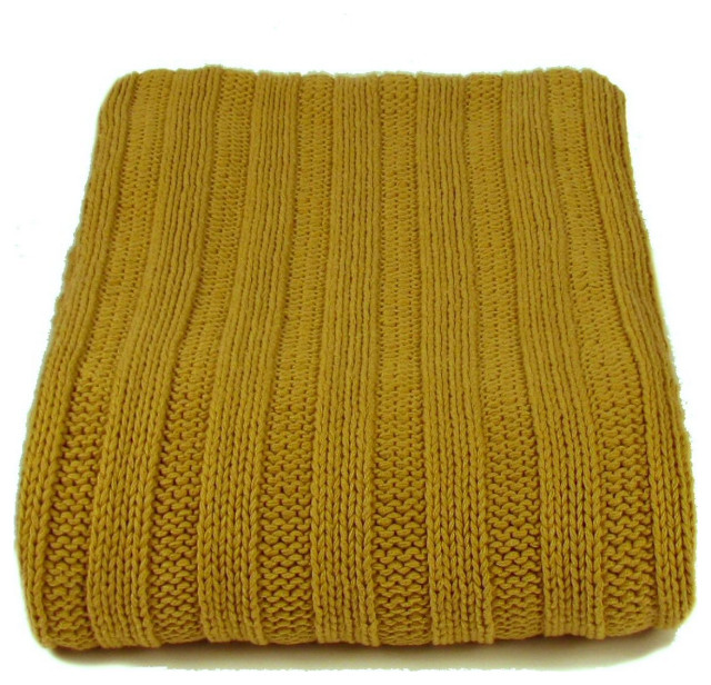 Fat Rib Throw - Contemporary - Throws - by Sanford Design | Houzz