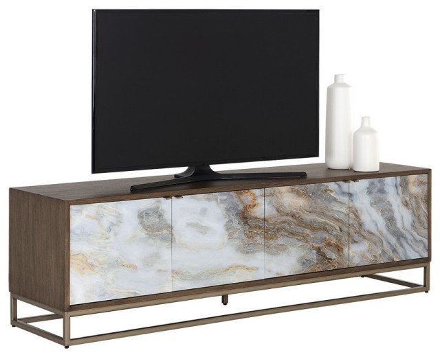 Fuentes Media Stand - Transitional - Entertainment Centers And Tv ...