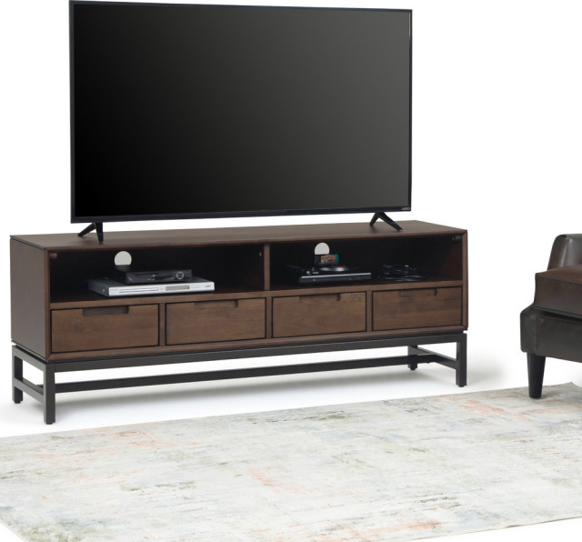 Banting Mid Century Low TV Stand - Industrial - Entertainment Centers ...