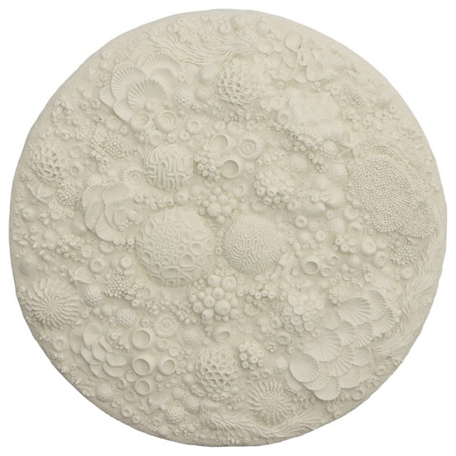 Coral Reef Wall Art, Round, 48x6x48"H - Beach Style - Wall Accents - by ...