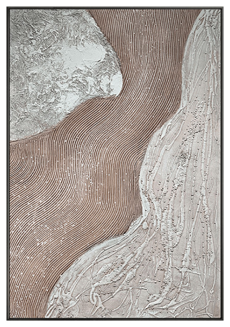 Black and White Fabric Wall Decor - Contemporary - Wall Accents - by ...