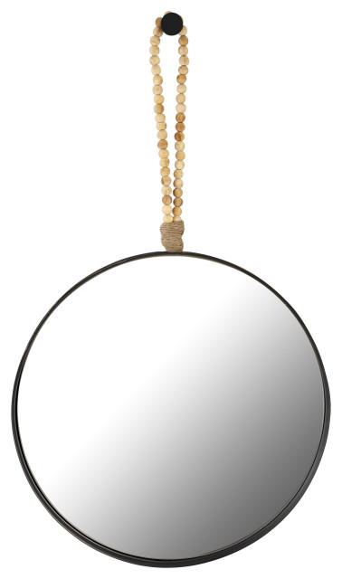 Riley Round 25" Mirror - Beach Style - Wall Mirrors - by TOV Furniture ...