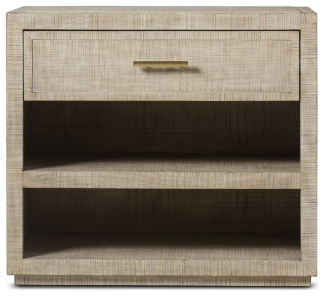 Large Ashwood Bedside Table | Andrew Martin Raffles - Farmhouse ...