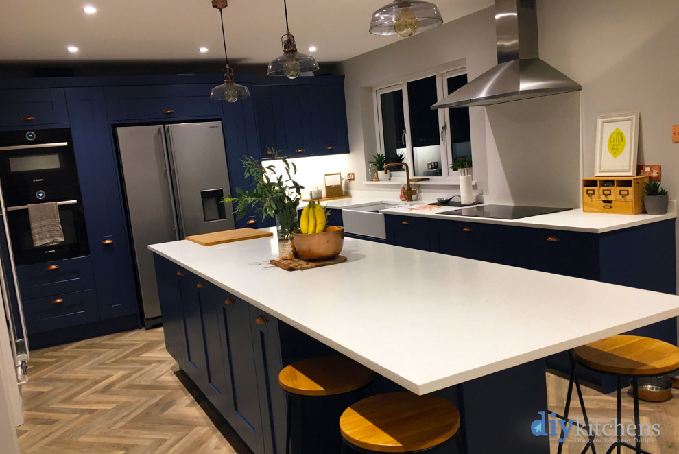 An Innova Clayton Bespoke Painted Shaker Kitchen - Real Customer ...