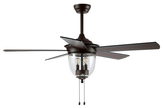Rallen Ceiling Light Fan Oil Rub Bronze Safavieh, #N/A - Transitional ...
