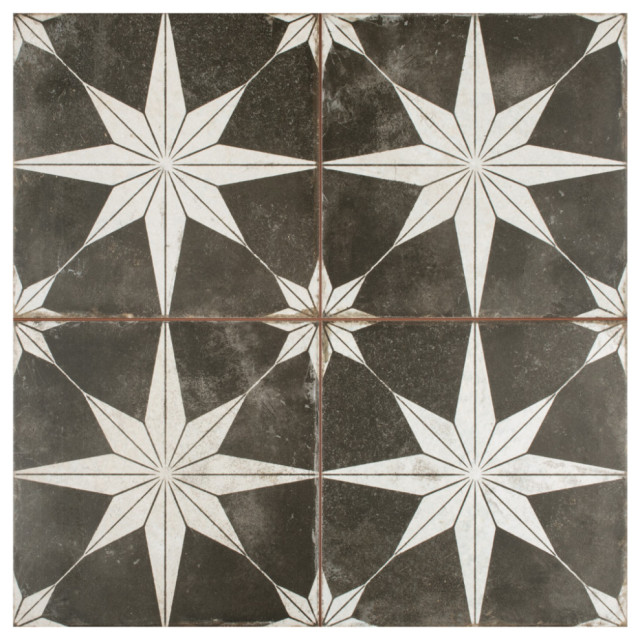 Kings Star Night Ceramic Floor and Wall Tile, Sample - Farmhouse - Wall ...