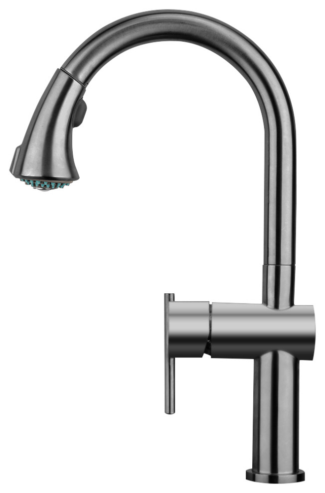 Waterhaus Lead Free Solid Stainless Steel Single-Hole Faucet ...