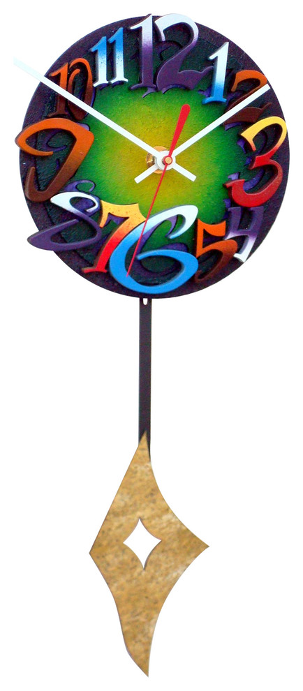 Time 7 Wall Clock - Contemporary - Wall Clocks - by david scherer | Houzz