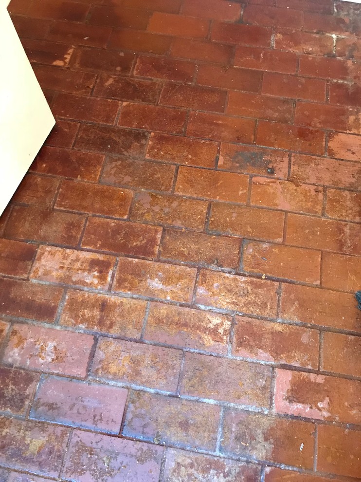 Interior brick floors